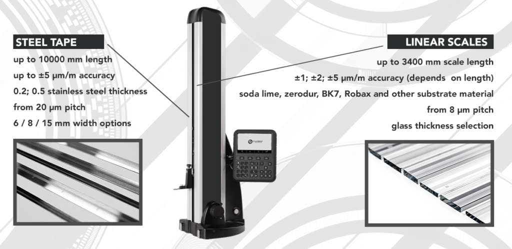Linear Scales for Height Gauges | Micro Optical by Precizika Metrology